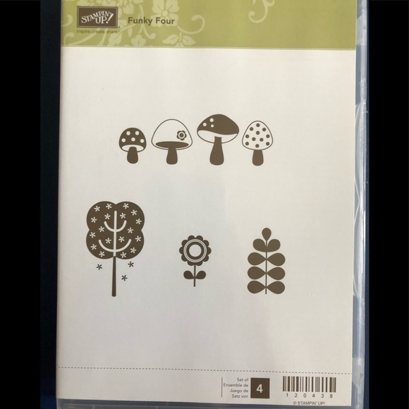 Stampin' Up! | Office | Stampin Up Funky Four Stamp Set | Poshmark